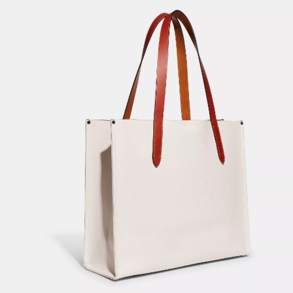Coach | Bags | Coach White Relay Tote With Coach Graphic Nwt | Poshmark